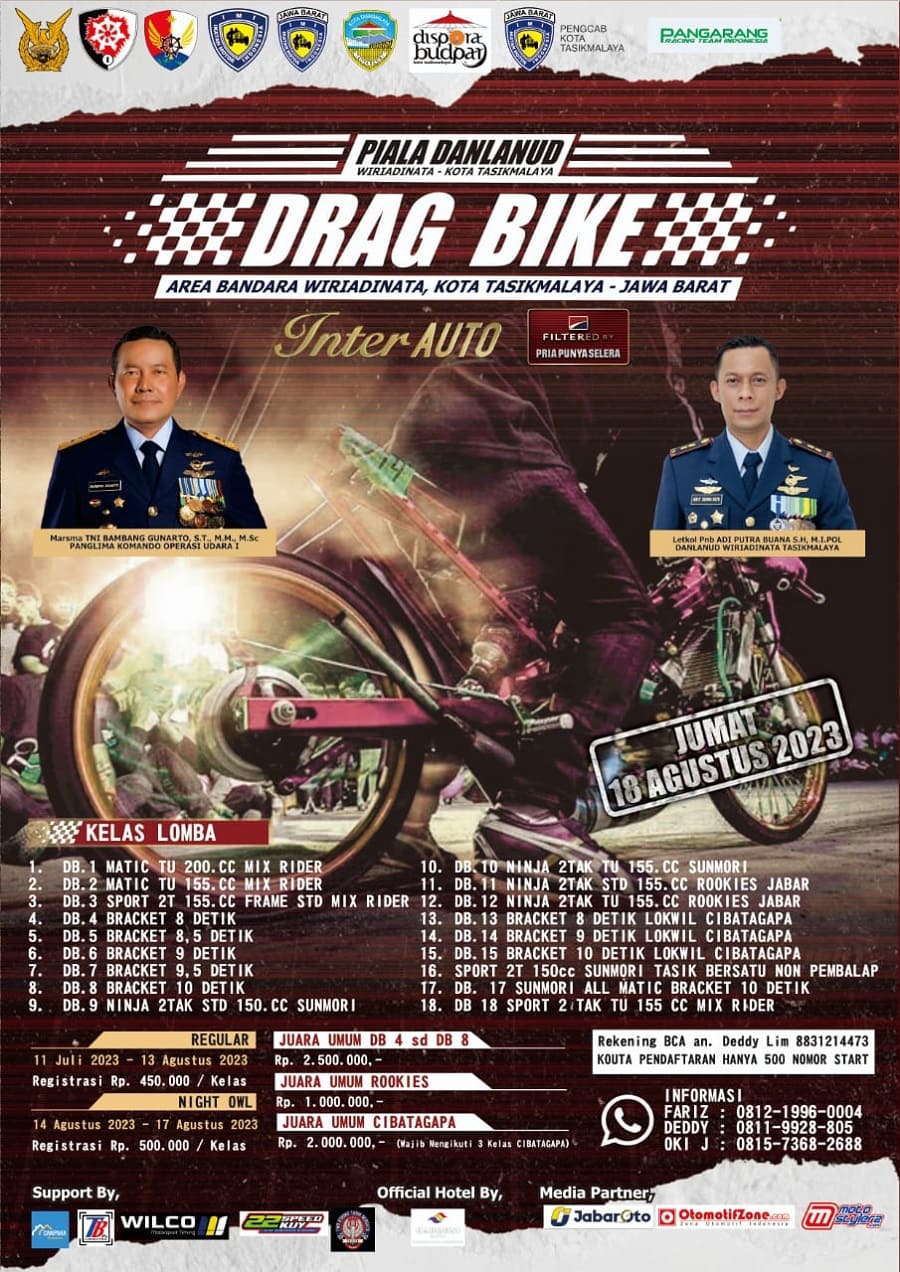 Pangarang Racing Team Indonesia Hadirkan Drag Bike & Drag Race (18-20 ...