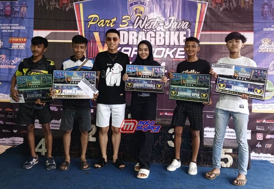 Keren, 5 Juara Umum Meriahkan West Java Drag Bike V Karaoke Part 3 ...