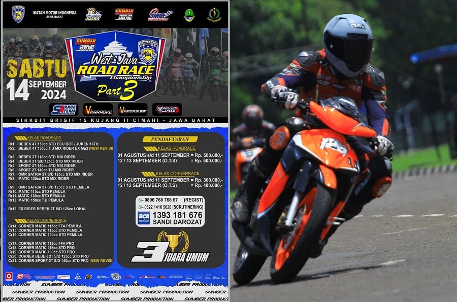 Pecinta Road Race & Corner Race Siap Adu Gengsi Di Sirkuit Brigif ...