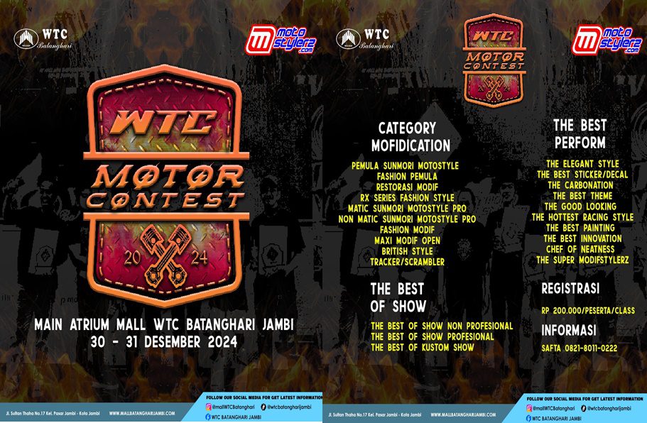 WTC Motor Contest Jambi 2024 | Motostylerz - Berita Otomotif Masa Kini ...
